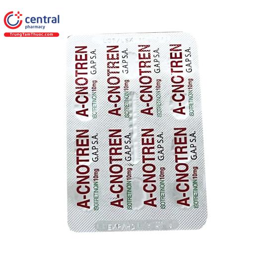 [CHÍNH HÃNG] Thuốc A-Cnotren 10mg - Đánh bay mụn trứng cá