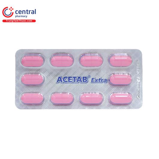 [CHÍNH HÃNG] Thuốc Acetab Extra - Thuốc giảm đau hạ sốt