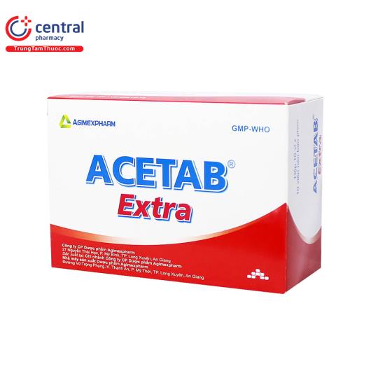 [CHÍNH HÃNG] Thuốc Acetab Extra - Thuốc giảm đau hạ sốt