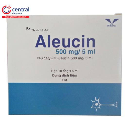 [CHÍNH HÃNG] Thuốc Aleucin 500mg/5ml điều trị chóng mặt nhanh chóng