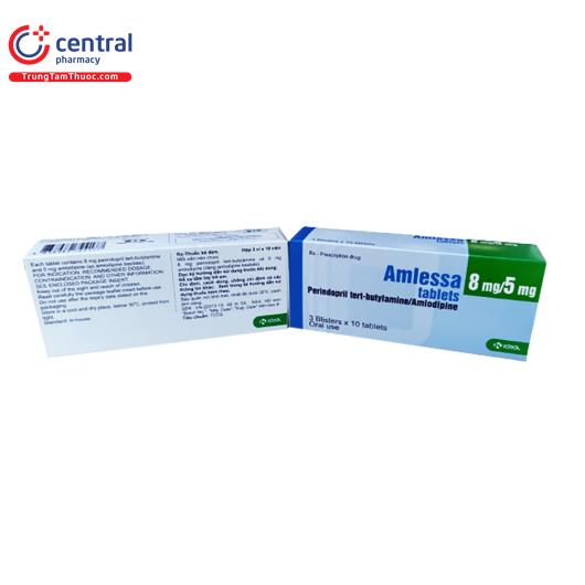 [CHÍNH HÃNG] Thuốc Amlessa 8mg/5mg Tablets - Điều trị tăng huyết áp