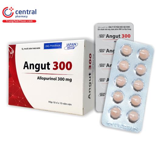 [CHÍNH HÃNG] Thuốc Angut 300 dành cho bệnh Gout mạn tính