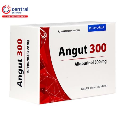[CHÍNH HÃNG] Thuốc Angut 300 dành cho bệnh Gout mạn tính