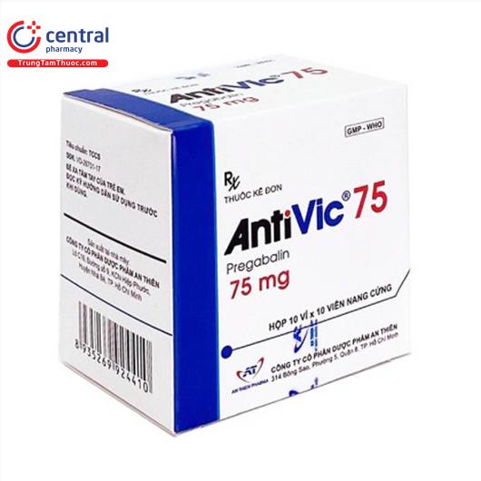 [CHÍNH HÃNG] Thuốc AntiVic 75 - Thuốc điều trị đau thần kinh