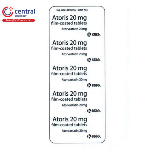 [CHÍNH HÃNG] Thuốc Atoris 20mg giảm thiểu nguy cơ mắc bệnh tim mạch