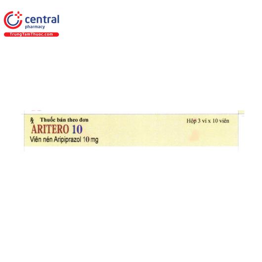 [CHÍNH HÃNG] Thuốc Aritero 10 điều trị bệnh lý tâm thần phân liệt.