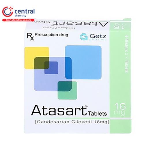 Thuốc Atasart Tablets 16mg trị cao huyết áp không rõ nguyên do