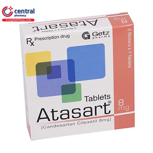 [CHÍNH HÃNG] Thuốc Atasart Tablets 8mg - Hạ huyết áp nhanh chóng