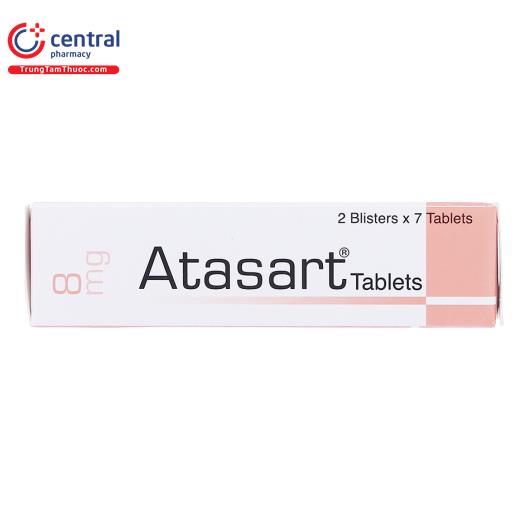 [CHÍNH HÃNG] Thuốc Atasart Tablets 8mg - Hạ huyết áp nhanh chóng