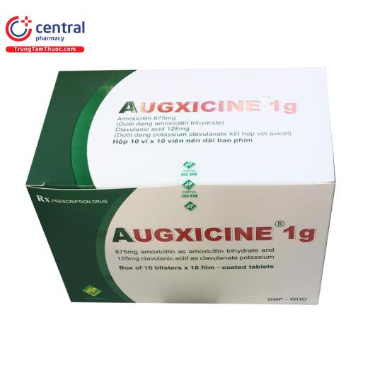 [CHÍNH HÃNG] Thuốc Augxicine 1g - Chống nhiễm khuẩn hiệu quả