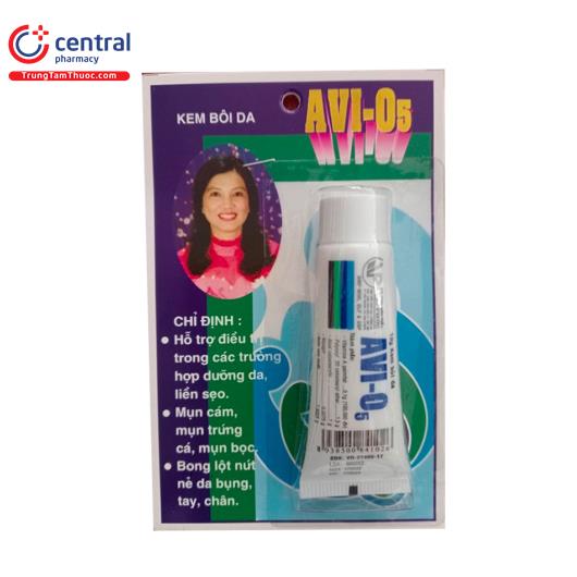 [CHÍNH HÃNG] Kem bôi da AVI-O5 - thuốc điều trị mụn trứng cá