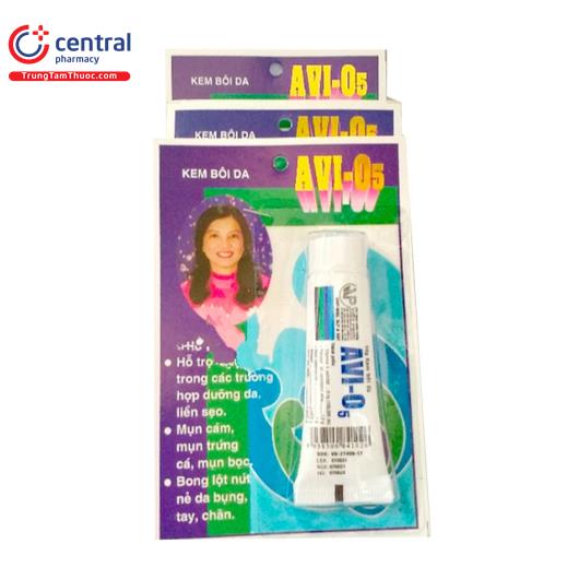 [CHÍNH HÃNG] Kem bôi da AVI-O5 - thuốc điều trị mụn trứng cá