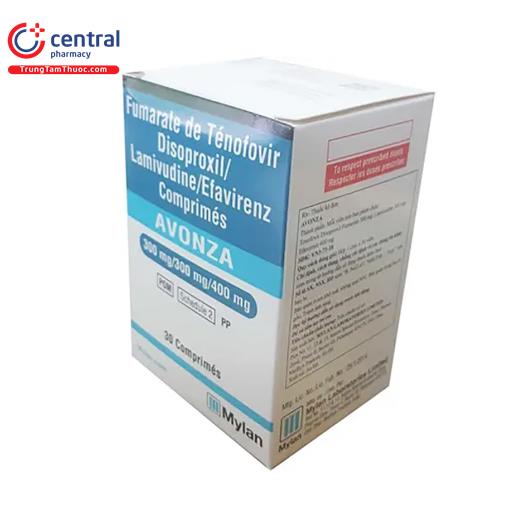 [CHÍNH HÃNG] Thuốc Avonza 300mg/300mg/400mg điều trị nhiễm HIV - 1