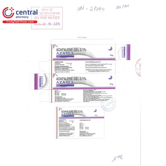 [CHÍNH HÃNG] Thuốc Azanex Gel điều trị mụn trứng cá, mụn sần hiệu quả