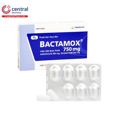 [CHÍNH HÃNG] Thuốc Bactamox 750mg điều trị tình trạng nhiễm khuẩn