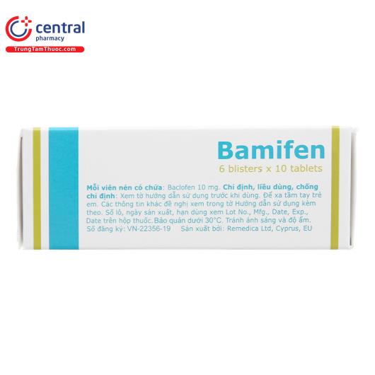 [CHÍNH HÃNG] Thuốc Bamifen 10mg điều trị tình trạng co cứng cơ