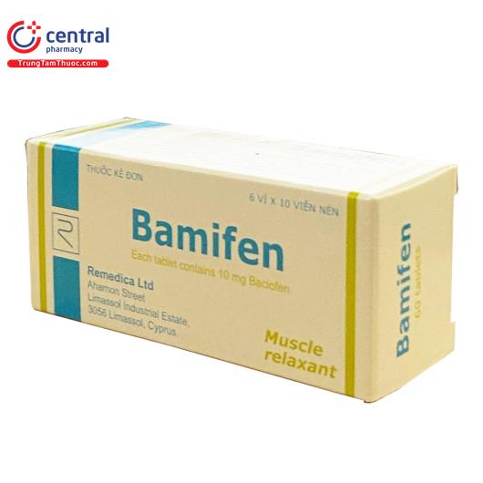 [CHÍNH HÃNG] Thuốc Bamifen 10mg điều trị tình trạng co cứng cơ