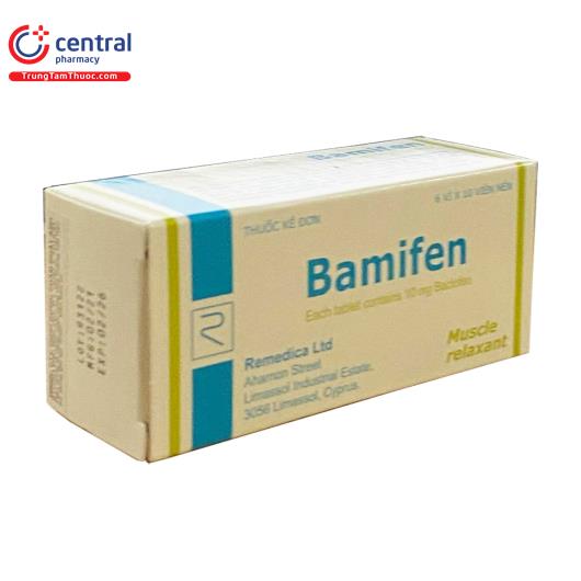 [CHÍNH HÃNG] Thuốc Bamifen 10mg điều trị tình trạng co cứng cơ