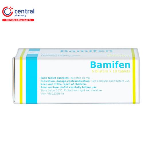 [CHÍNH HÃNG] Thuốc Bamifen 10mg điều trị tình trạng co cứng cơ
