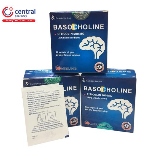 [CHÍNH HÃNG] Thuốc Basocholine 500mg điều trị đau thần kinh