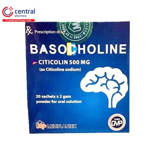 [CHÍNH HÃNG] Thuốc Basocholine 500mg điều trị đau thần kinh