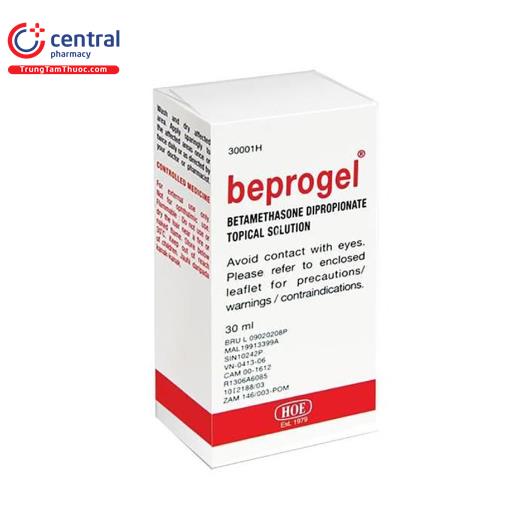 [CHÍNH HÃNG] Thuốc Beprogel 30ml điều trị viêm da, herpes