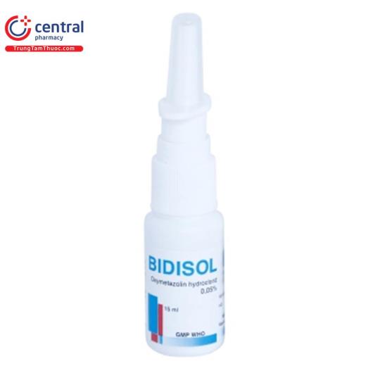 [CHÍNH HÃNG] Thuốc xịt mũi Bidisol- Giảm sung huyết mũi do cảm, xoang