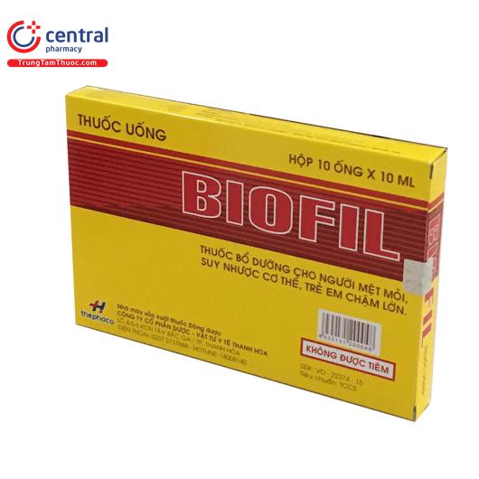 Thuốc Biofil kích thích ngon miệng, nâng cao thể trạng