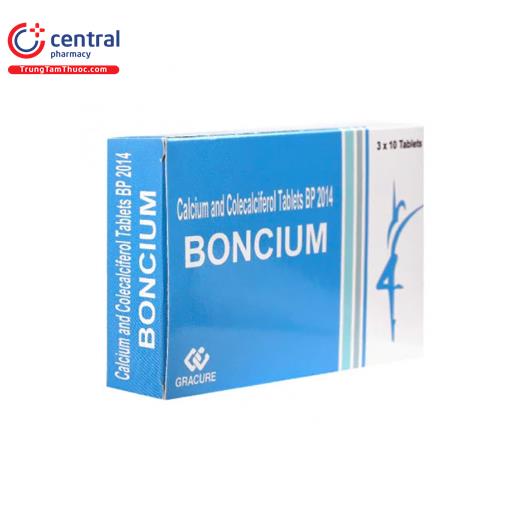 [CHÍNH HÃNG] Thuốc Boncium cung cấp Calci và Vitamin D3