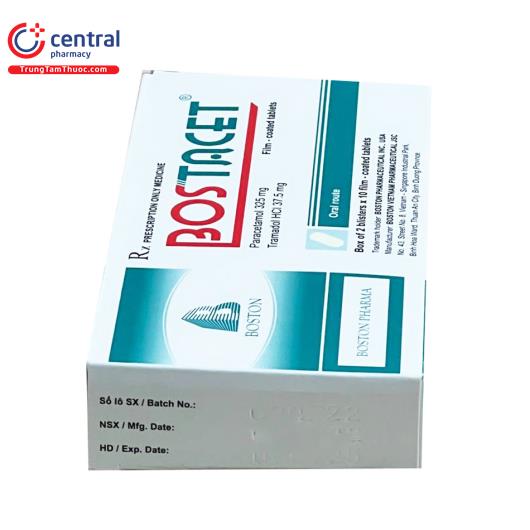 Thuốc Bostacet - Thuốc giảm cơn đau trung bình và nặng