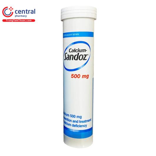 [CHÍNH HÃNG] Thuốc Calcium Sandoz 500mg - Thuốc bổ sung Calci