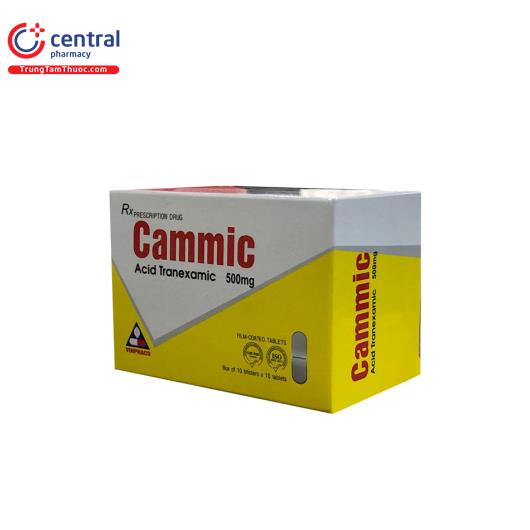 Thuốc viên Cammic 500mg (Viên) giúp ngăn ngừa và điều trị chảy máu