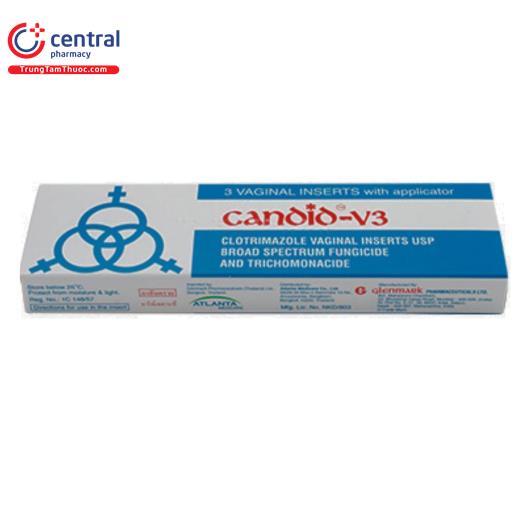 Thuốc đặt Candid V3 - điều trị tại chỗ viêm nhiễm nấm Candida âm đạo