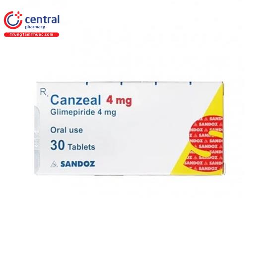 [CHÍNH HÃNG] Thuốc Canzeal 4 mg điều trị bệnh tiểu đường typ II