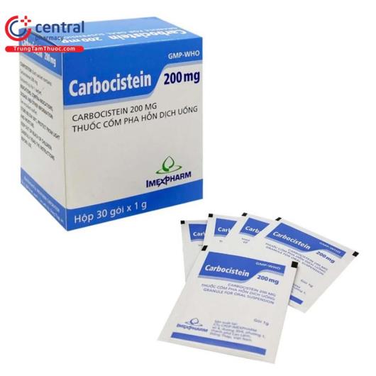 [CHÍNH HÃNG] Thuốc Carbocistein 200mg - Đánh bay đờm, giảm ho