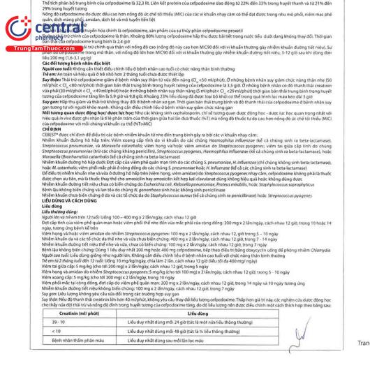 [CHÍNH HÃNG] Thuốc Cebest 50mg điều trị viêm đường hô hấp, tiết niệu