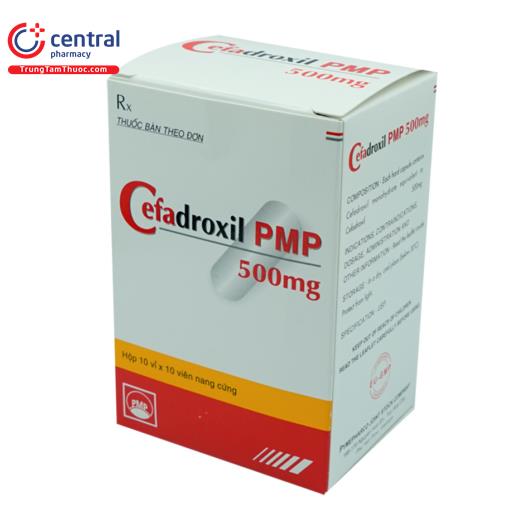 [CHÍNH HÃNG] Thuốc Cefadroxil PMP 500mg điều trị nhiễm khuẩn hiệu quả