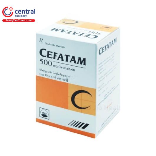 [CHÍNH HÃNG] Thuốc Cefatam 500 - Kháng sinh điều trị nhiễm khuẩn