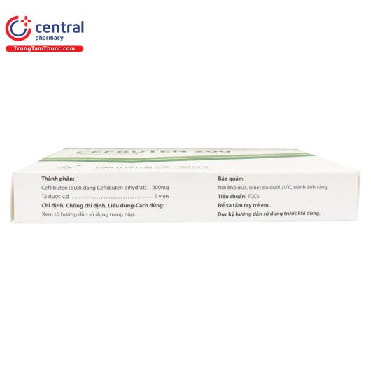 [CHÍNH HÃNG] Thuốc Cefbuten 200 Am Vi điều trị nhiễm khuẩn hô hấp