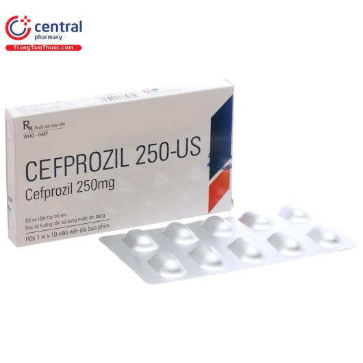 [CHÍNH HÃNG] Thuốc Cefprozil 250-US - Điều trị viêm tai giữa cấp