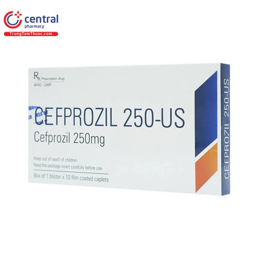 [CHÍNH HÃNG] Thuốc Cefprozil 250-US - Điều trị viêm tai giữa cấp