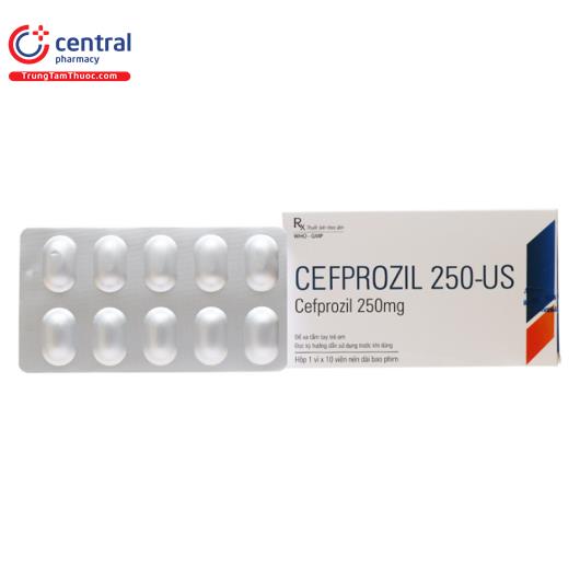 [CHÍNH HÃNG] Thuốc Cefprozil 250-US - Điều trị viêm tai giữa cấp