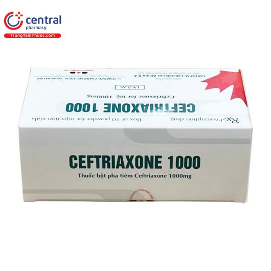 [CHÍNH HÃNG] Thuốc Ceftriaxone 1000 Tenamyd điều trị viêm phổi