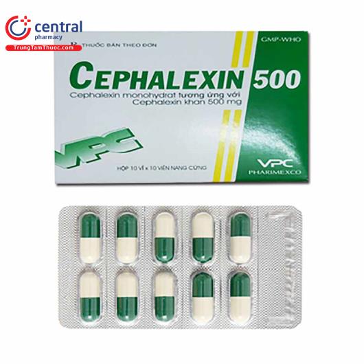 [CHÍNH HÃNG] Thuốc Cephalexin 500 VPC: Điều trị nhiễm khuẩn hô hấp