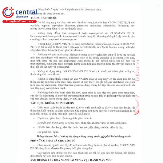 [CHÍNH HÃNG]Thuốc Clopalvix Plus - Ngăn ngừa xơ vữa động mạch