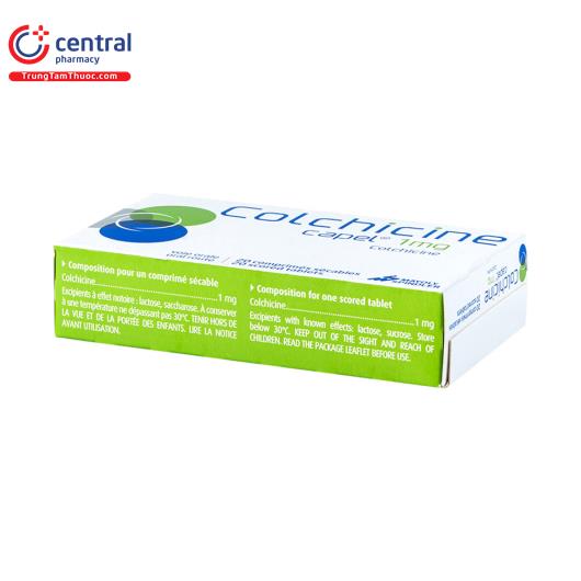 [CHÍNH HÃNG] Thuốc Colchicine Capel 1mg điều trị cơn gút cấp hiệu quả