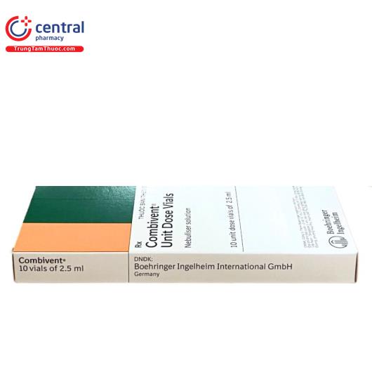 Thuốc Combivent Unit Dose Vials điều trị co thắt phế quản