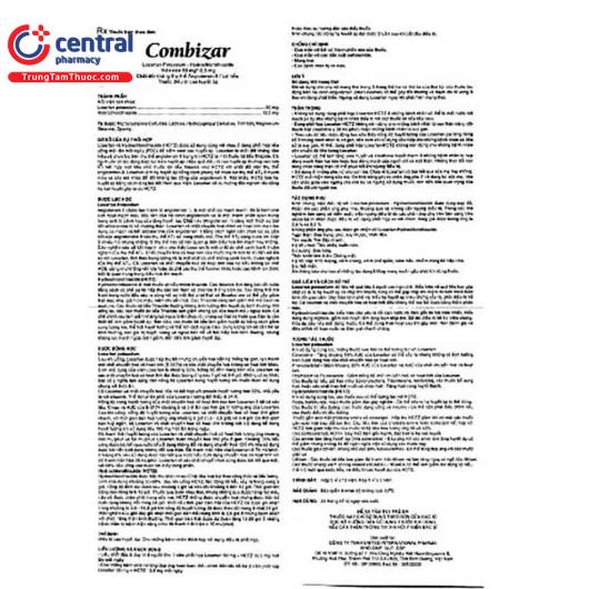 Thuốc Combizar 50/12.5mg- Thuốc điều trị cao huyết áp hiệu quả