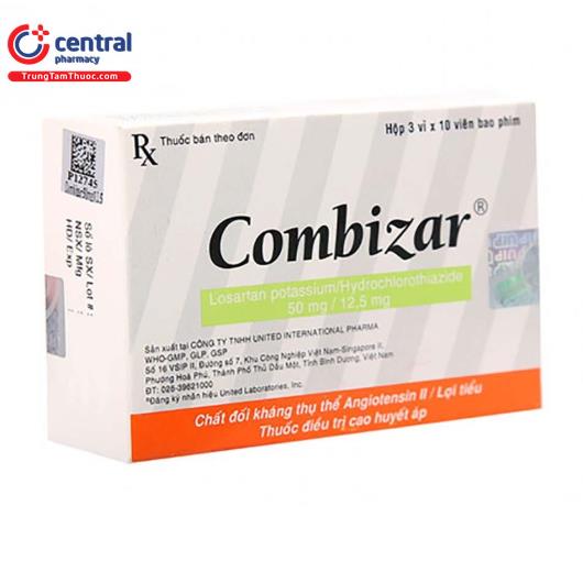 Thuốc Combizar 50/12.5mg- Thuốc điều trị cao huyết áp hiệu quả