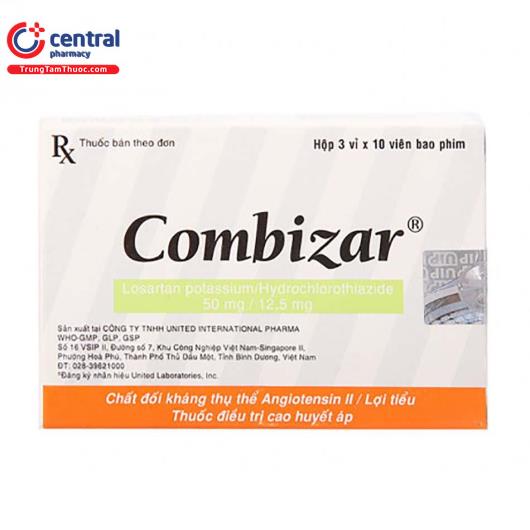 Thuốc Combizar 50/12.5mg- Thuốc điều trị cao huyết áp hiệu quả